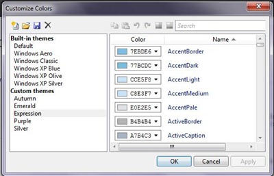 Zmiana stylu , kolorystyki w Visual Studio